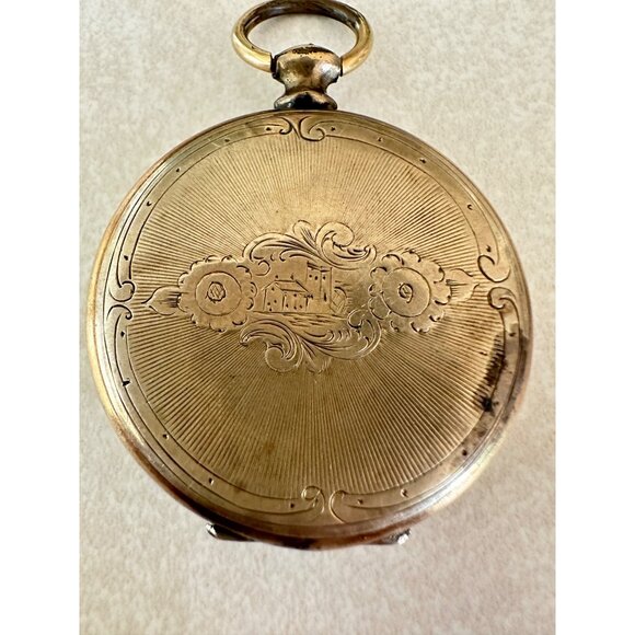 Jewelry | Antique Victorian 185s 10k Gold Filled Pocket Watch Locket ...